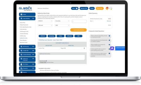 High Authority Backlinks Service – Globex Outreach
